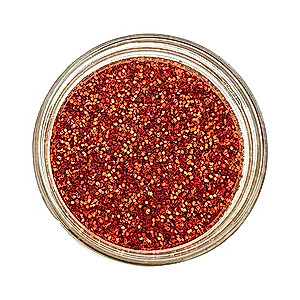 Large 250g Shaker Jar of Golden Orange Glitter-Colourful Glitter for Resin or Crafts, Chunky Glitter, Nail Art