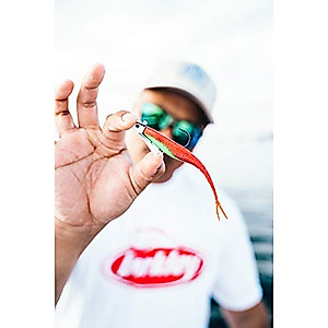 Berkley Gulp! Jerk Shad Saltwater Fishing Soft Bait, Chartreuse Pepper Neon, 5in