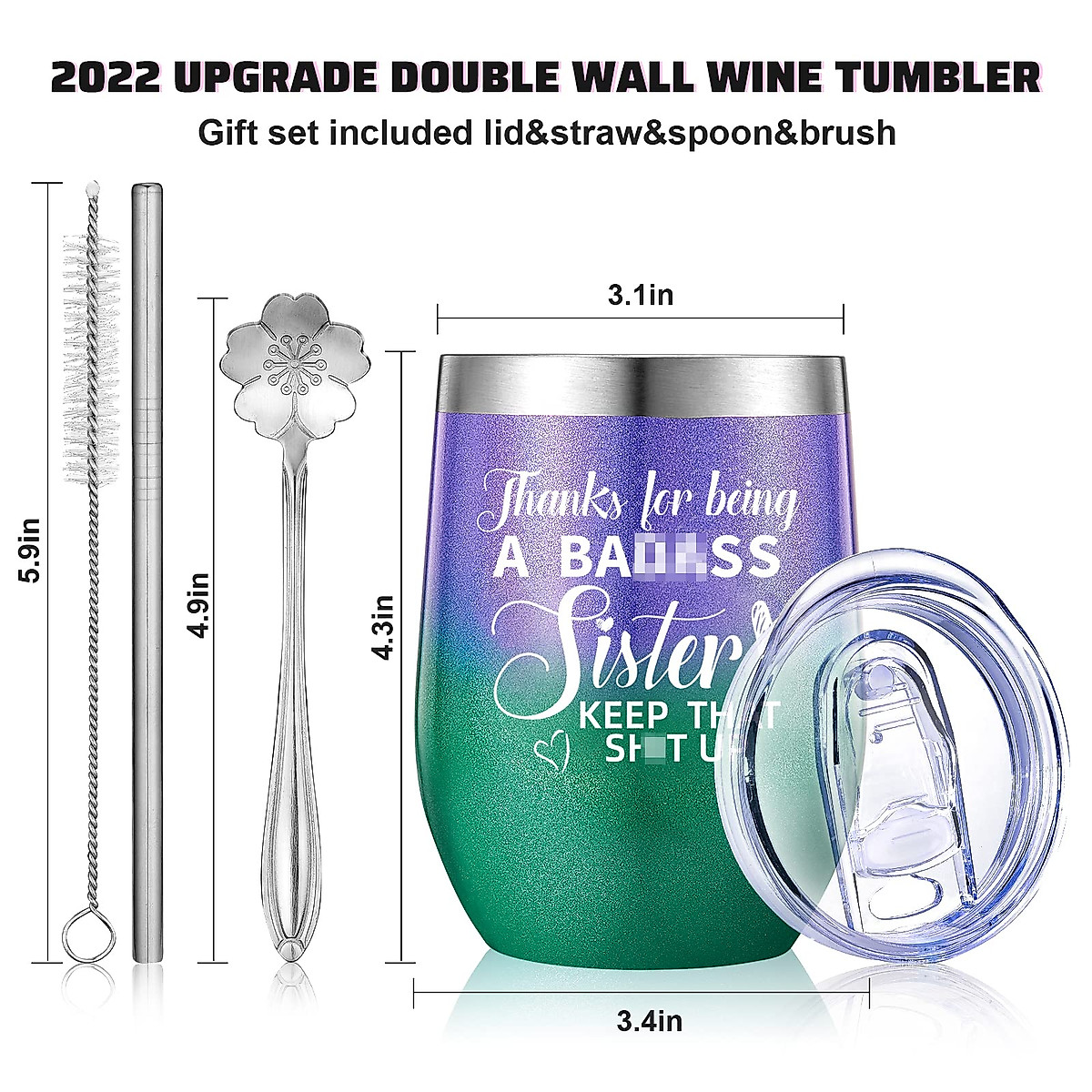 Sister Birthday Gifts from Sister-Valentine's Day Gifts for Sister in Law-Sisters Gifts from Sister-Birthday Sister Gift, BFF Gifts, Best friend, Soul Sister, Sister Gifts for Women-Mothers Day Gifts