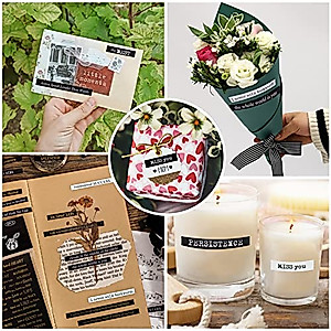 Juome 12 Sheet Quote Stickers for Journaling, Scrapbook Stickers for Scrapbooking Supplies, Words Phrases Stickers for Journaling Supplies Junk Journal Aesthetic Stickers