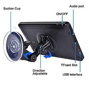 Car GPS Navigation GPS Navigation for Truck & RV & Car, Driver Alerts, Turn-by-Turn Directions, 2023 Map with Free Lifetime UpdateMap Update
