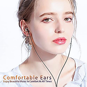 DSVOTVOT USB C Headphones, Earphones with Microphone,Type C Stereo Sound Headphones Wired in-Ear Earbuds for Samsung Galaxy S22 S21 FE OnePlus 10 9 Pro Google Pixel 6