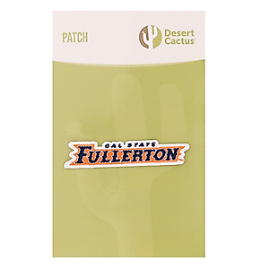 Desert Cactus Cal State Fullerton Patch University California Titans CSUF Embroidered Patches Applique Sew or Iron On Blazer Jacket Bag (Patch - Design A)