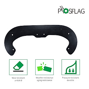 POSFLAG 84-1980 Paddles with 75-9010 Belt 66-7460 Primer Bulb 801254 Spark Plug Replaces 75-9090, 80-0660, 80-660 for Toro CCR Powerlite 38170, 38171, 38172, 38175, 38176, 38178, 38182 Snowthrowers
