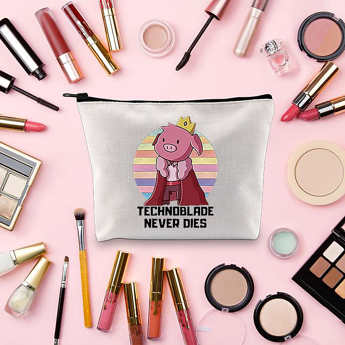 TOBGBE Dream Gamers Gift Game Never Dies Makeup Bag Game Lover Merch Gamers Gift Dream Team Gift（Dream Bag）