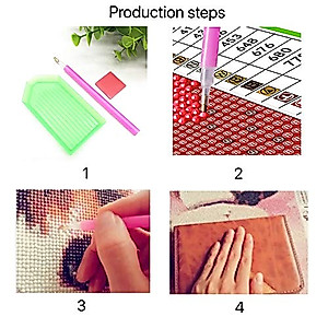 Diamond Painting Kits for Adult Kids,Diamond Painting Arts Number Kits,Perfect Home Wall Decor, Great Gift for Family and Friends 15.7"X11.8"