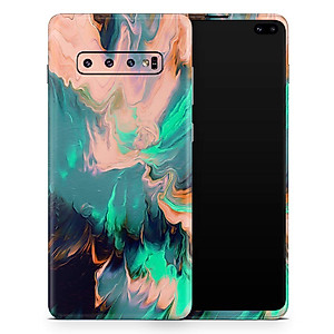 DesignSkinz Liquid Abstract Paint Remix V39 Protective Vinyl Decal Wrap Skin Cover Compatible with The Samsung Galaxy S20 (Screen Trim & Back Glass Skin)