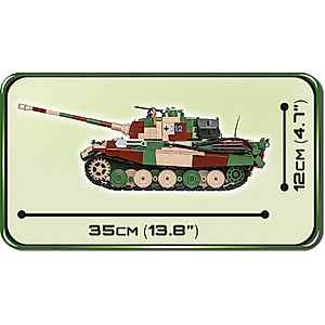 1000 Pcs Historical Collection WWII /2540/ Panzerkampfwagen Vi Tiger Ausf.B Konigstiger
