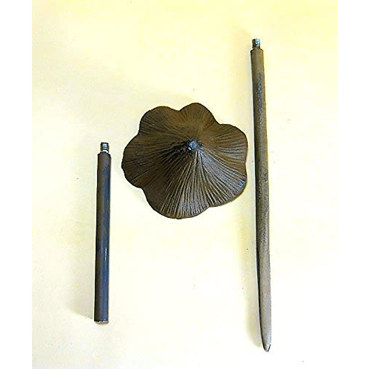 Solid Aluminum Mushroom Hose Guide Garden Stake Tall 20"