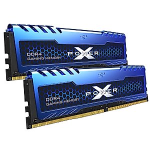 Silicon Power DDR4 32GB (2x16GB) Turbine 3200MHz (PC4 25600) 288-pin CL16 1.35V UDIMM Desktop Memory Module RAM - Low Voltage (SP032GXLZU320BDA)