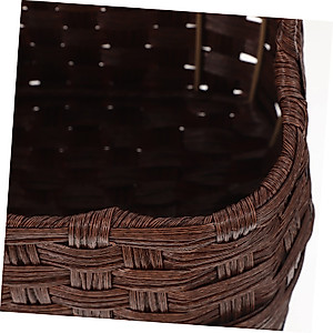 easter basket shelves storage basket closet storage baskets willow gift basket bathroom sundries organizer hand woven storage basket shelf basket container fruit Imitation rattan