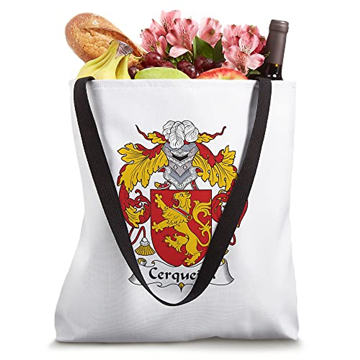 Cerqueira Coat of Arms - Family Crest Tote Bag