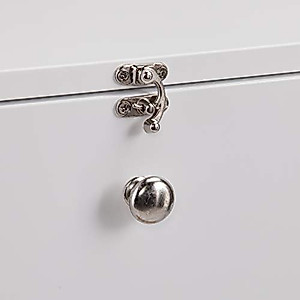 SEI Furniture Willingham Wall Mount Folding Desk, White