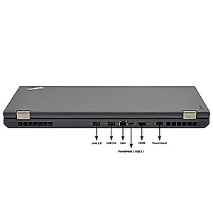 Lenovo Thinkpad P50 15.6 Workstation, Quad Core i7 6820HQ 2.7Ghz, 64GB DDR4, 1TB NVMe SSD, 1080P Full HD, Quadro M2000M 4GB GDDR5, Thunderbolt 3, HDMI, Webcam, Windows 10 Pro (Renewed)