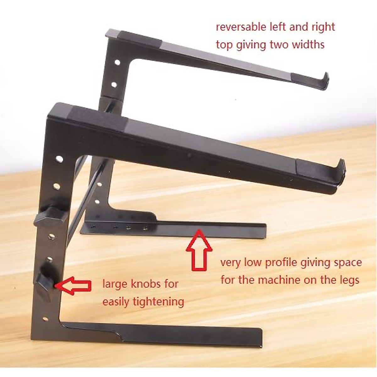 Strong Hold SH-LS01E DJ Laptop Stand Height Adjustable Width Adjustable
