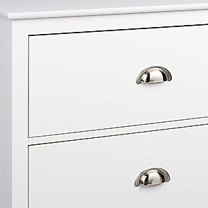 Prepac Yaletown 5-Drawer Tall Chest, White