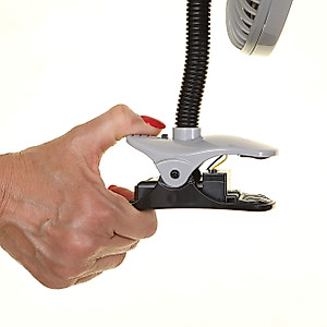 Dreambaby Caged Deluxe EZY-Fit Clip On Fan (Black)