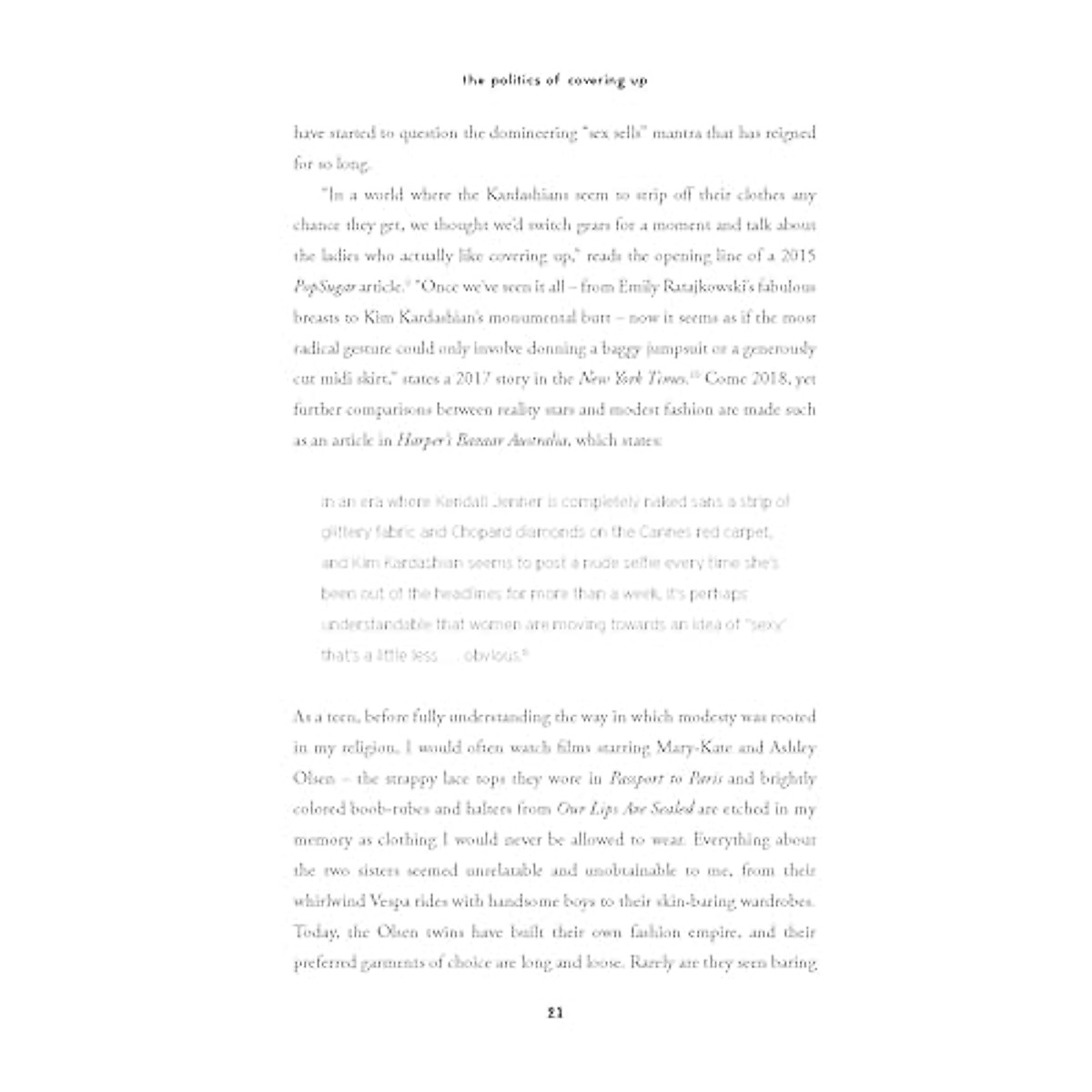 Modesty: A Fashion Paradox