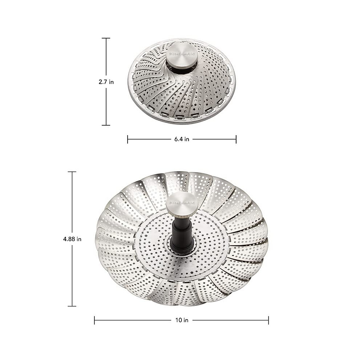 KitchenAid Universal Steamer Basket, 10-Inch, Stainless Steel