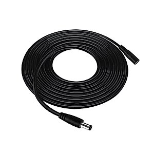 SIM&NAT 20AWG 6.5 Feet 2.1mm x 5.5mm Male to Female DC Extension Wire Power Jack Adapter Barrel Plug Cable,Extension Wire for CCTV Security Camera, DVR, HDVD, LED Strip Light, Low Voltage Application