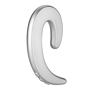 Ciglow Bluetooth Headphone, Hands Ear Hook Headset Painless Earphone Ergonomic Design Headset(Silver)