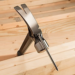 ESTWING Ultra Series Hammer - 19 oz Rip Claw Framer with Milled Face & Shock Reduction Grip - EB-19SM