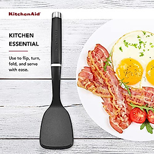 KitchenAid Gourmet Nylon Short Turner, One Size, Matte Black
