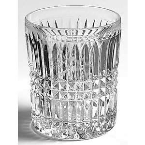 Fostoria Clear Aspen 3 7/8" Heavy Double Old Fashioned Glass (Discontinued 1982)