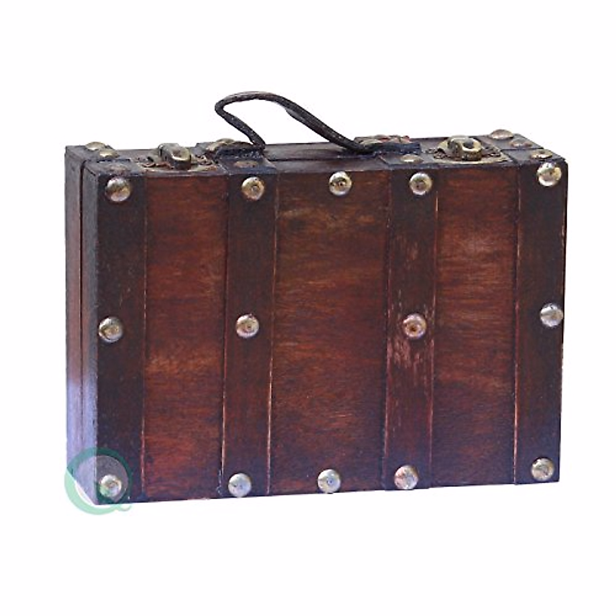 Vintiquewise(TM Antique Style Suitcase/Decorative Box, Small/Mini