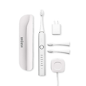BRUUSH Electric Toothbrushes – Premium Set Electric Toothbrush: 3 Replacement Toothbrush Heads
