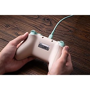 8Bitdo Ultimate 2C Wired Controller for Windows PC and Android, with 1000Hz Polling Rate, Hall Effect Joysticks and Hall Triggers, and Remappable L4/R4 Bumpers (Mint)