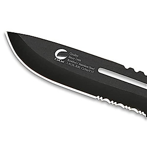 CuCut Hunting Knife, Fixed Knife with Sheath, EDC 4-Inch Small Knife, High Grade Stainless Steel Gift Knife , Good for Carving, Hunting, Camping, Fishing, Survival, outdoor