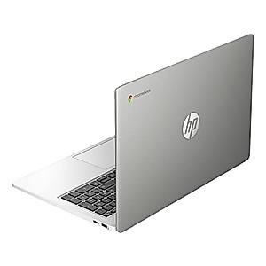 HP 2022 15.6" HD chromebook Laptop, Intel Pentium N6000 Processor, 8GB LPDDR4 RAM, 64GB Emmc Storage, Intel HD Graphics, 720P HD Webcam, Mineral Silver, Chrome OS, 32GB SnowBell USB Card