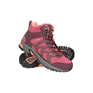 Mountain Warehouse Shadow Waterproof Womens Softshell Boots Berry Womens Shoe Size 7 US