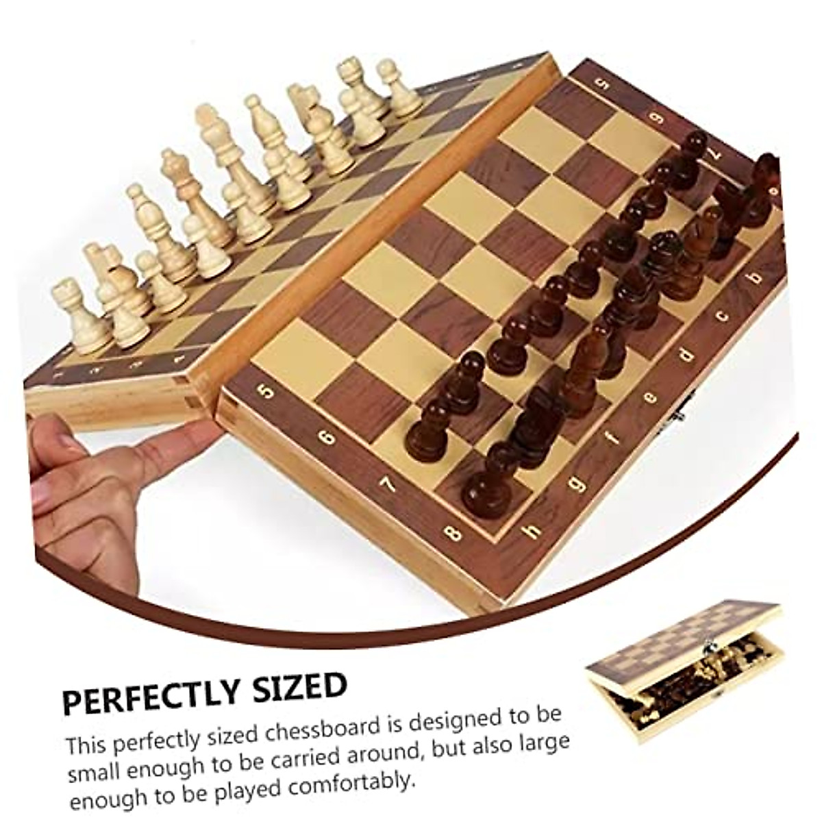 ibasenice 2 Sets Three in One Chess Kids Educational Portable Chess Chinese Checkers Magnetic for Kids Chess Sets for Three- in- One Chess Board Chess Game Board Travel Chess Set