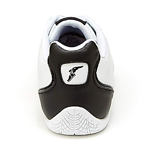 Goodyear Throttle Men's Low Top Racing Sneaker, Race Car Driving Shoes White-Navy