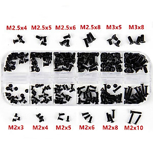 Eowpower 240 Pieces Laptop Notebook Computer Screws Replacement Kit for IBM Dell Sony Acer Lenovo Toshiba Gateway Samsung