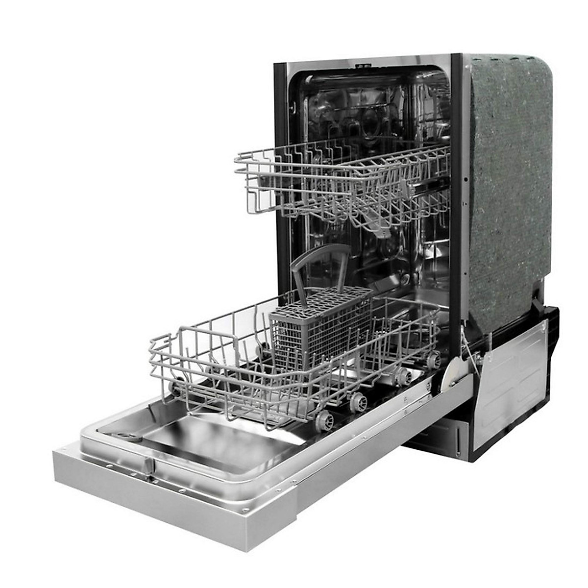 SPT SD-9254SSA 18″ Wide Built-In Dishwasher w/Heated Drying, ENERGY STAR, 6 Wash Programs, 8 Place Settings and Stainless Steel Tub – Stainless