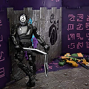 FORTNITE Large Vending Machine, 2 Figure Pack - Features Ruin and 8-Ball 4 Inch Collectible Action Figures - Includes 24 ‘The Cube’ Pieces, 10 Weapons, 8 Back Bling, 3 Harvesting Tools, and More