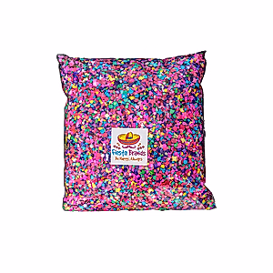 Fiesta Confetti.Value Mexican Colorful paper Confetti. Medium Bag .44lb/200gr.
