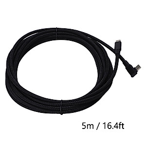 EBTOOLS USB 3.0 C to C/A Knit Cable, High Speed USB 3.0 Type C to Type A VR Heaset Cable, Used for Oculus Quest 2/1 PC(3m)