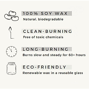 Vera Rose Home Smoke & Oak Scented Soy Candle Long Burning Highly Scented Cedar Sandalwood 60+ Hours Clean Burning Natural Candle Odor Eliminating Mens Scented Candle 12oz Jar