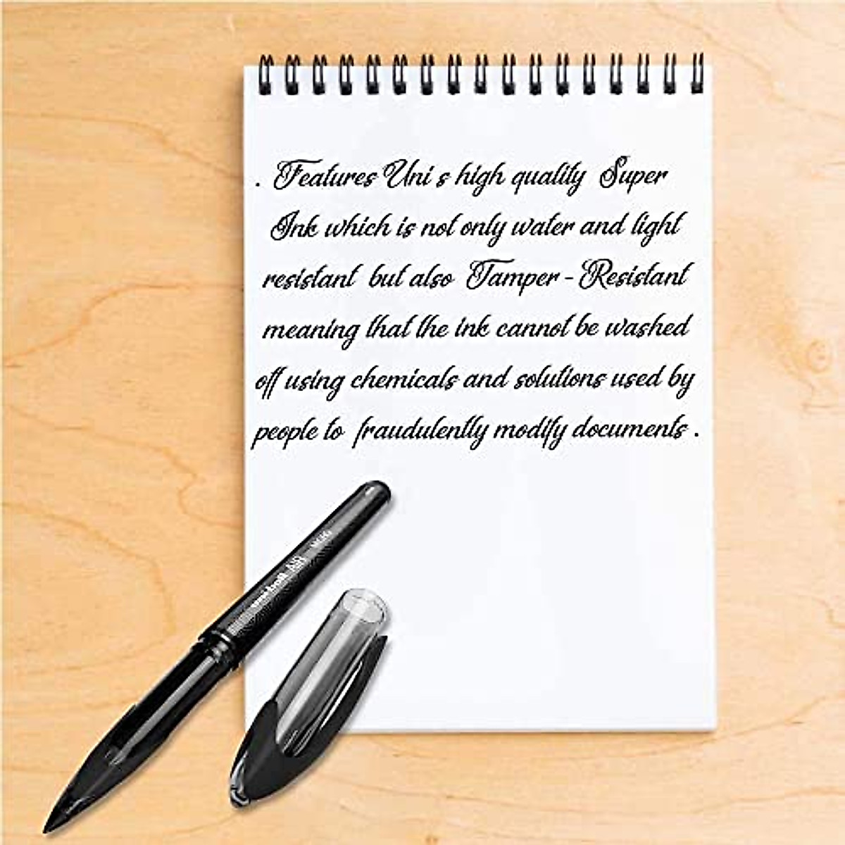 Uni-Ball AIR Micro - 0.5mm Fine Rollerball - Pack of 12 - Black