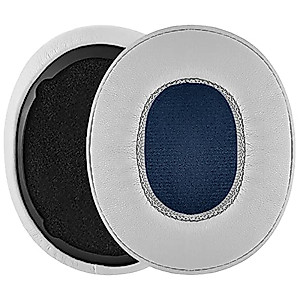 Ear Pads for Skullcandy Crusher Wireless Crusher Evo Crusher ANC Hesh 3 Venue ANC Headphones Replacement Ear Cushions, Ear Covers, Headset Earpads (Protein Leather/White)