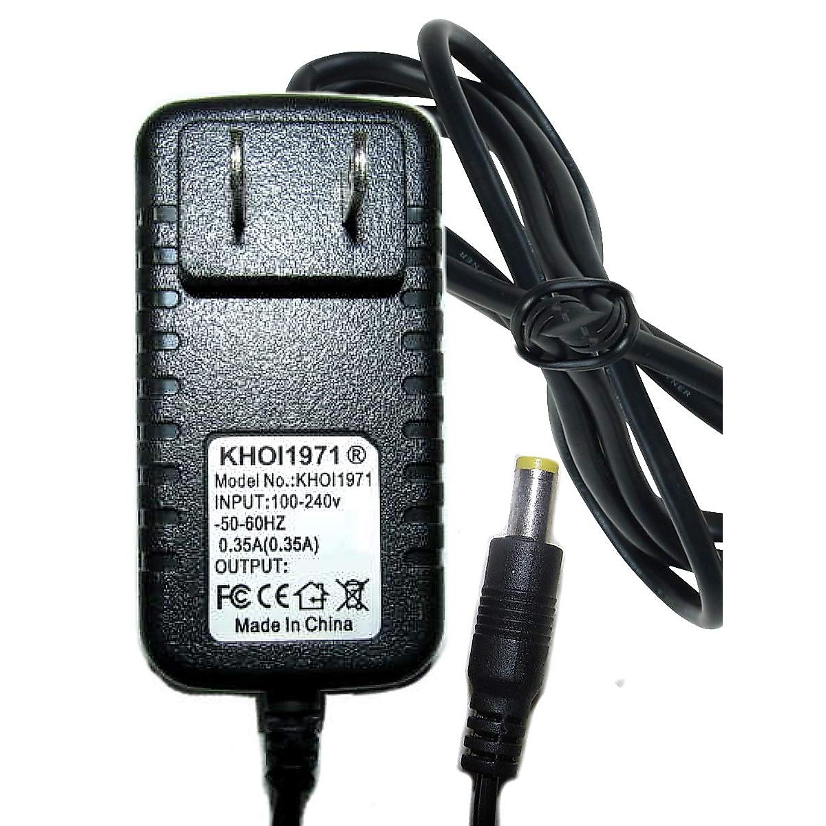 KHOI1971 8-FEET Wall AC Power Adapter Compatible with Graco Cream Brown-Trim 1852655 Winslet DuetSoothe Baby Swing & Rocker