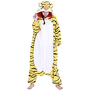SAZAC Tiger Kigurumi - Onesie Jumpsuit Halloween Costume