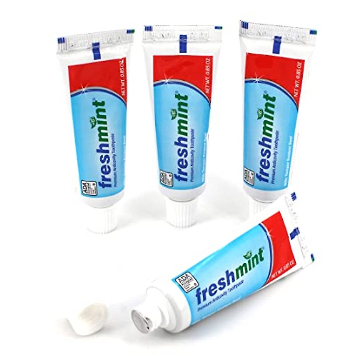 Freshmint® 36 Tubes of 0.85 oz. Premium Anticavity Fluoride Toothpaste with Safety Seal (ADA Accepted)