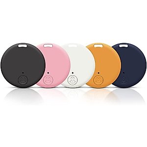 Mini Item Finder, Dog GPS Tracking Device, No Monthly Fee App Locator, 2023 Upgraded Portable Bluetooth Intelligent Anti-Lost Device for Luggages/Kid/Pet Bluetooth Alarms (1Pack, Black)