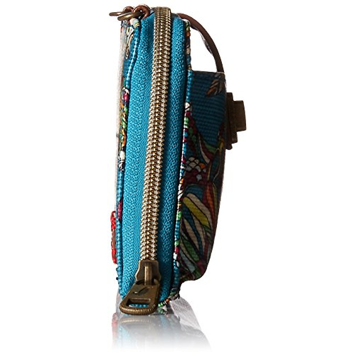 Sakroots Artist Circle Large Smartphone Cross-Body Phone Wallet, Teal Treehouse