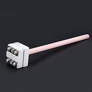 Jeanoko Heat Resistant S-Type Thermocouple Sensor Wrp-100 99 Corundum Tube Platinum Rhodium Wire Thermocouple Probe(300mm)
